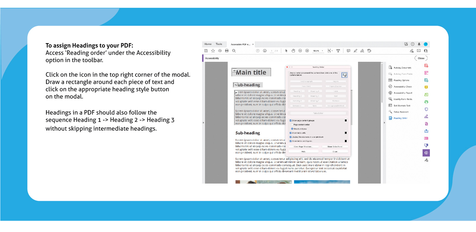 How to create accessible PDFs - LUV